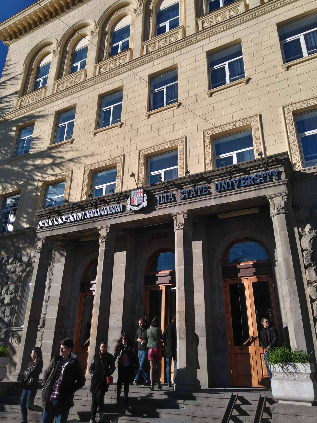 Zástupcovia KU na Ilia State University v Tbilisi